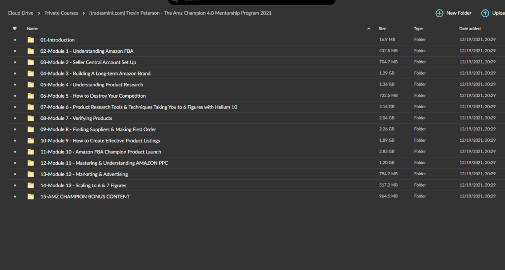 The Amz Champion 4.0 Mentorship Program 2021 - Trades Mint