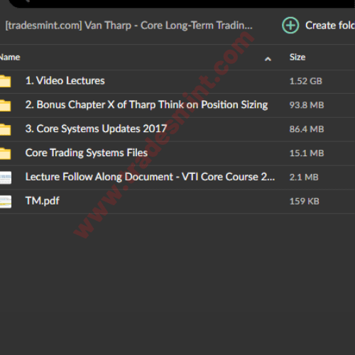 Van Tharp - Core Long-Term Trading Systems: Market Outperformance and Absolute Returns - Trades Mint