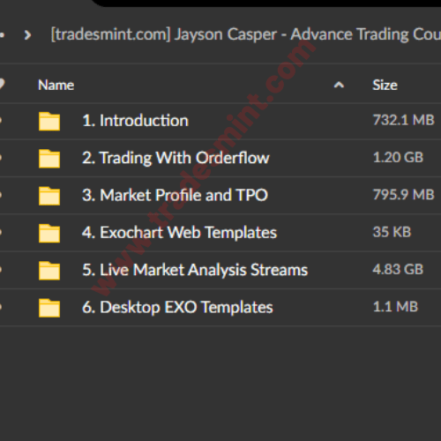 Jayson Casper - Advance Trading Course - Trades Mint