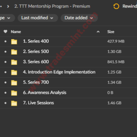 TTT Mentorship Program (Updated) - Trades Mint