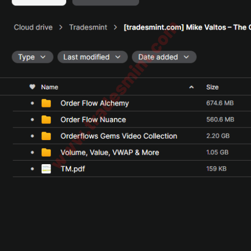 Mike Valtos – The Orderflows Essentials Trading Course Bundle - Trades Mint