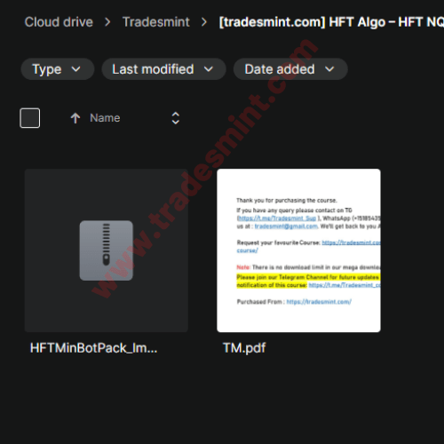 HFT Algo – HFT NQ Minute Bot - Trades Mint